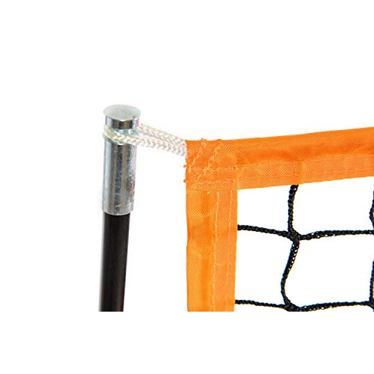 CHAMPRO MVP Portable Lightweight Protective L-Screen, Baseball/Softball Pitcher's Net, 7' X 7' Orange