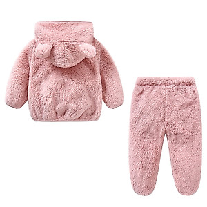 Tumaron Baby Girls Snowsuit Toddler Jacket Winter Bear Clothes Coat 12-18 Months Sweater