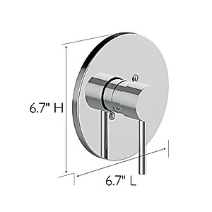 Design House 594374 Eastport Valve Trim, Polished Chrome