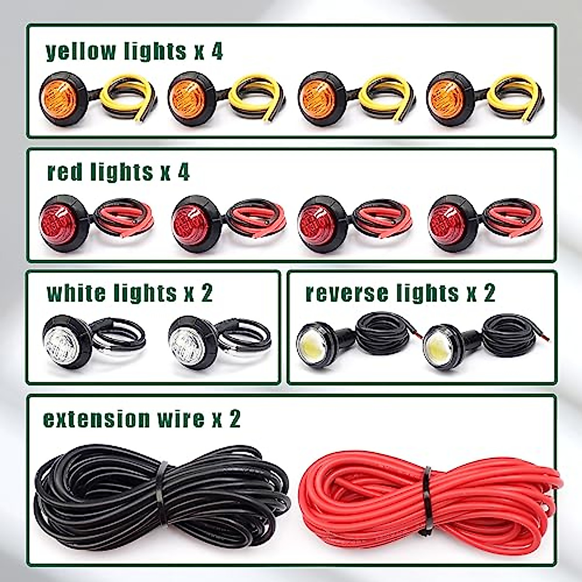 YUXIVCNE Universal ATV UTV SXS Turn Signal kit,Street Legal Kit with Rocker Switch Turn Signal Light Horn Flash Kit with Relay Fuse Wire for ROV ATV Golf SXS Car Compatible with Polaris and More