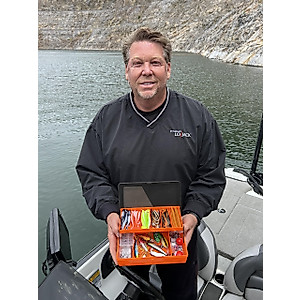 PLUSINNO 404 PCS Fishing Lures, Upgrade XL Fishing Tackle Box with Tackle Included, Crankbaits, Hooks, Weights, Other Accessories, Fishing Lure Bait Gear Equipment Kit Gift for Men Freshwater Bass