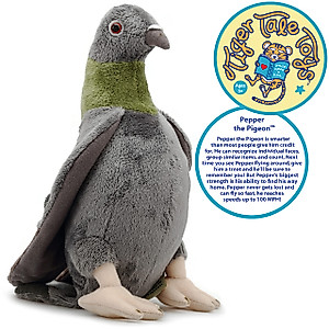 VIAHART Pepper The Pigeon - 7.5 Inch Stuffed Animal Plush Bird - by TigerHart Toys