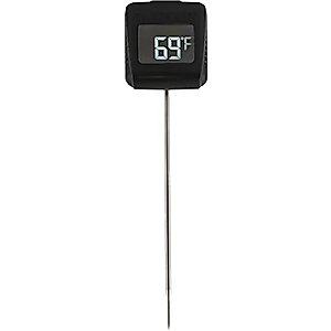 Blackstone 5299 Digital Probe Food Thermometer for Cooking, Grilling, Meat, Frying, Baking, BBQ, Griddle Accessory Instant Read in Celsius or Fahrenheit - Waterproof, Heat Resistant, Black