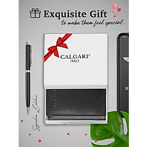CALGARI® Italian Luxury Leather Wallets For Men | Trifold