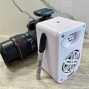 Jovial Bluetooth Indoor Outdoor Speakers Pair-200 Watt Dual Waterproof 3.5” 2-Way Full Range Speaker System w/1/2” High Compliance Polymer Tweeter-Home,Boat,Marine,Deck,Patio,Poolside(White)