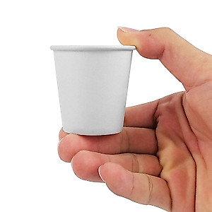 Paper Cups,300 Pack 3 Oz Disposable Paper Cups Paper Coffee Cups,White Hot Cups Yogurt Cups,Test Cups for Coffee, Tea or Hot Chocolate
