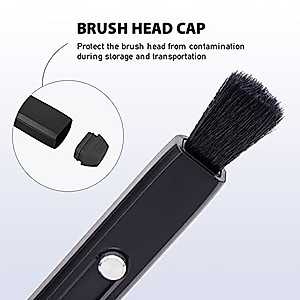 Vsgo V-P01e Professional Lens Cleaning Pen Lens Brush Double-Ended Lens Pen With Soft Brush And Nano Optical Carbon Compatible For Camera Lens Cleaning, Optical Lens, Glasses Cleaning And Other Lenses