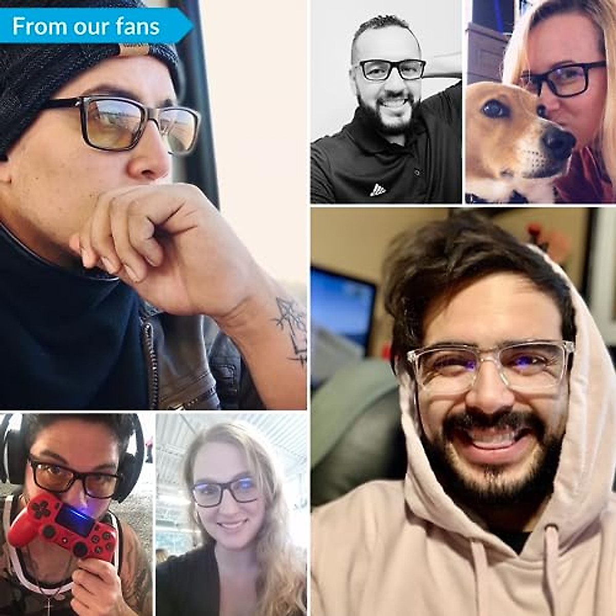 J+S Vision Blue Light Shield Computer/Gaming Glasses - 0.0 Magnification - Anti blue light 100% UV protection - Low Color Distortion Lens, Classic Rectangle Glossy Tortoise Frame