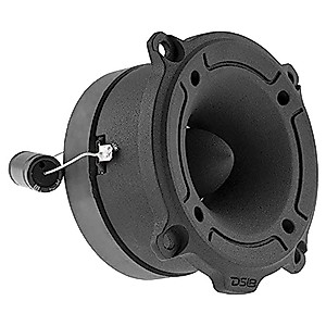 DS18 PRO-TW120B Super Tweeter in Black - 1", Aluminum Frame and Diaphragm, 240W Max, 120W RMS, 4 Ohms, Built in Crossover - PRO Tweeters are The Best in The Pro Audio and Voceteo Market (Pair)