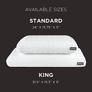 Tempur-Pedic TEMPUR-Cloud Pillow for Sleeping, Standard, White