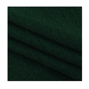 ECDAHICC Women's High Wasited Biker Shorts Ribbed Knitted Bodycon Short Leggings Knitwear (BG2,L)