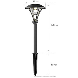 Malibu Celestail LED Pathway Light LED Low Voltage Landscape Lighting Garden Light for Driveway, Yard, Lawn, Pathway, Garden 8406-2104-01