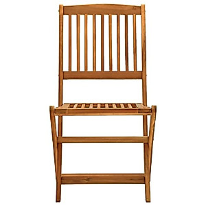 vidaXL Folding Garden Chairs 4 pcs Solid Eucalyptus Wood