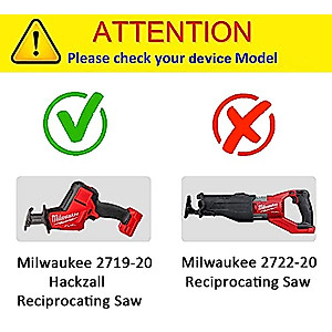 Hard Case for Milwaukee M18 18V Battery and Charger + M18 FUEL Hackzall Reciprocating Saw 2719-20
