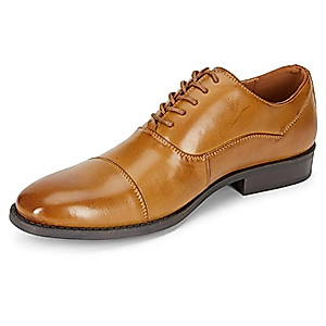 Kenneth Cole Men's Unlisted Half Time Oxford, Tan, 9.5