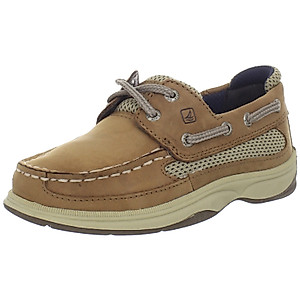 Sperry baby boys Lanyard a/C Boat Shoe, Dark Tan, 11.5 Little Kid US