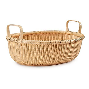 Woven Rattan Basket Storage Sewing Baskets Wicker food storage containers organizer