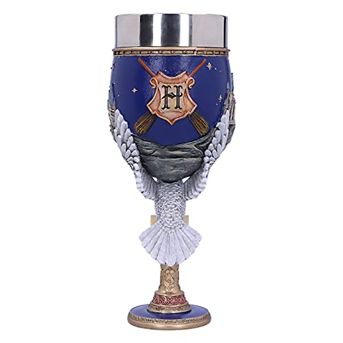 Nemesis Now Harry Potter Goblet, Hand Painted Harry Potter Collectible Chalice, Wizarding Wrold Cup, Ideal Gift for Potterheads - Hogwarts