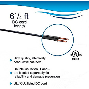 HQRP AC Adapter/Power Supply Compatible with Brother P-Touch AD-20 AD20 PT-6, PT-8, PT-10, PT-12, PT-12N, PT-15, PT-150, PT-20, PT-25 Labeling System Plus Euro Plug Adapter
