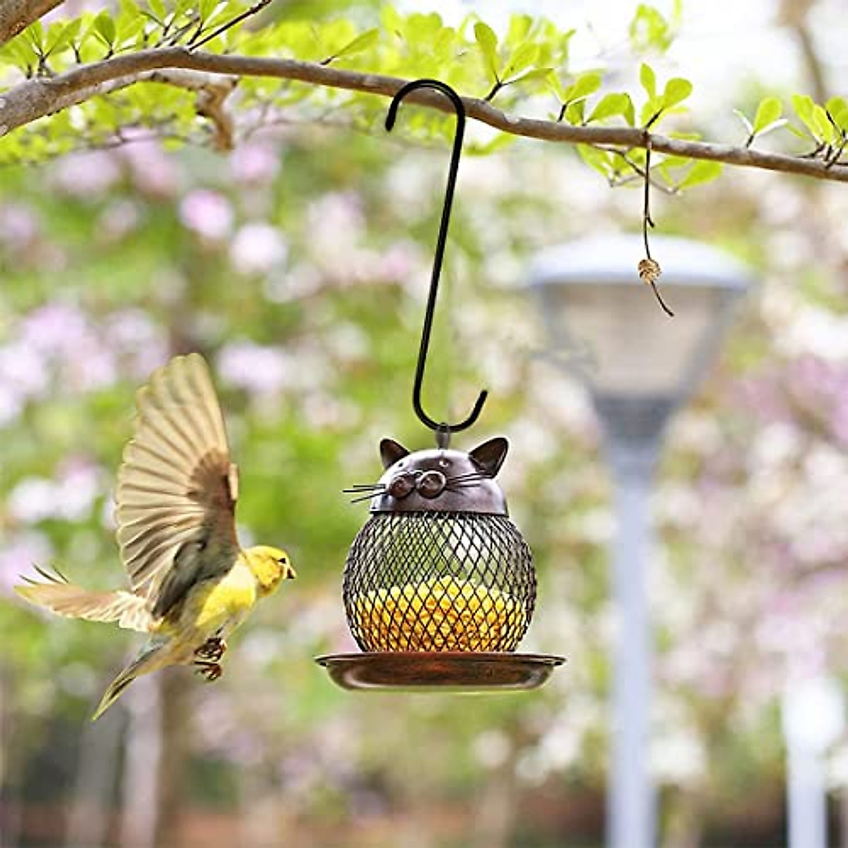 GDQLCNXB Extra Large 10 inch S Hooks for Hanging,S Shaped Hook Heavy Duty,Black Long S Hooks for Hanging Plant,Basket,Tree Branch,Closet,Garden,Pergola,Indoor Outdoor Uses 8 PCS