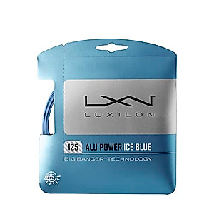 Luxilon ALU Power 125 Tennis String - Set, Ice Blue