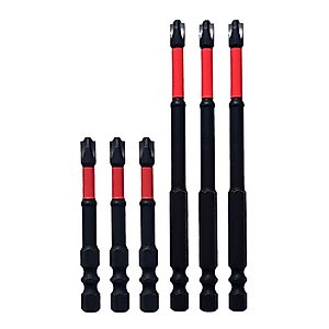 Lerpwige 6Pcs FPH2 Special Cross Bit for Screwdriver Torque Electrical Tools for Electricians Circuit Breakers Hand Tools FPH2 Size Magnetic Screwdriver Set