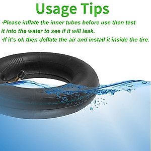 200x50" Replacement Tire Inner Tubes, 2 Pack Heavy Duty Electric Scooter Tire Inner Tube Compatible with Razor E100, E150, E200, Power Core E100, Dune Buggy, ePunk, Crazy Cart, PowerRider 360, eSpark