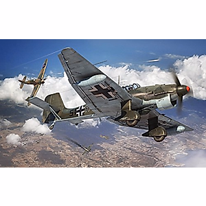 Airfix Junkers Ju87R-2/B-2 Stuka 1:48 WWII Military Aviation Plastic Model Kit A07115, Red