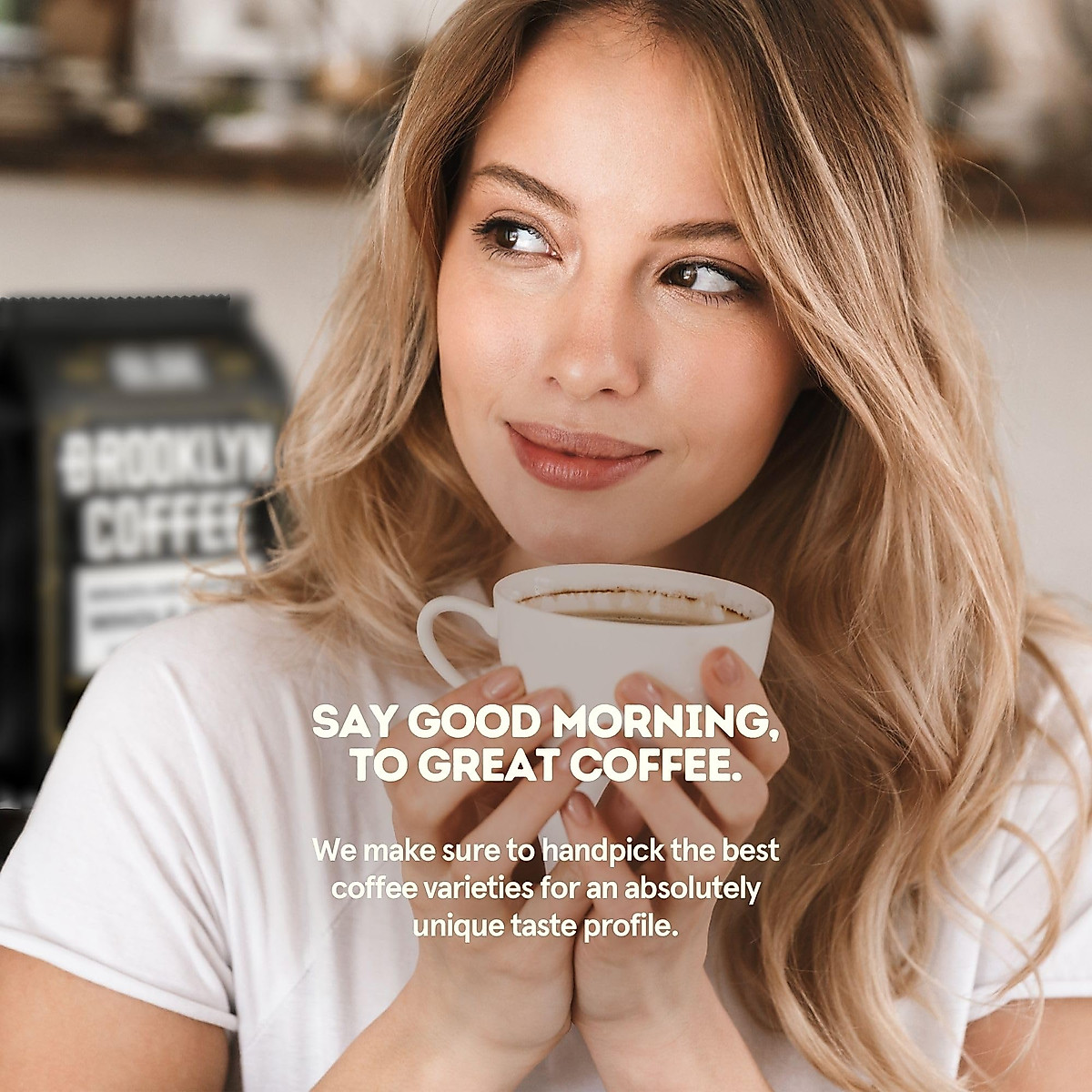 BROOKLYN COFFEE Whole Bean, Brazilian Santos Medium Roast (5lb) American, Breakfast, Classic - Fresh Bulk Coffee Beans Roasted Weekly in NYC