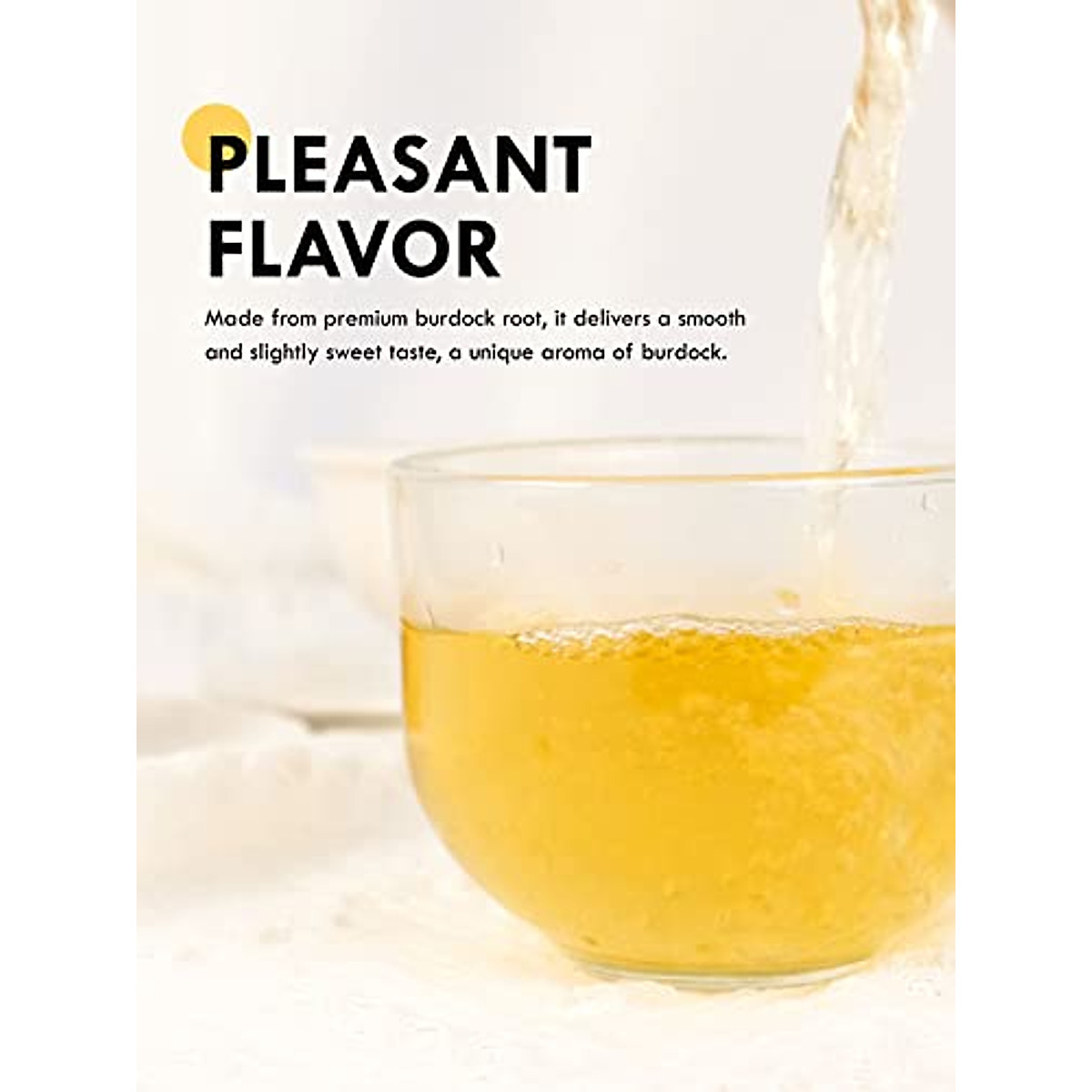 TeeLux Burdock Root Tea Bags, Pure Natural Burdock Root, Caffeine Free, Premium Herbal Tea, 50 Tea Bags