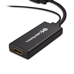 Cable Matters VGA to HDMI Adapter for Monitor and TV (VGA to HDMI Converter) with Audio Support