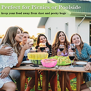 Plastic Bowl Covers Elastic Reusable - 60 PCS Fresh Keeping Bags, 3 Size Food Covers Stretch, Shower Cap Bowl Storage Covers（6/8/10inch）