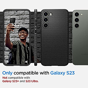 Spigen Liquid Air Designed for Galaxy S23 Case (2023) - Matte Black