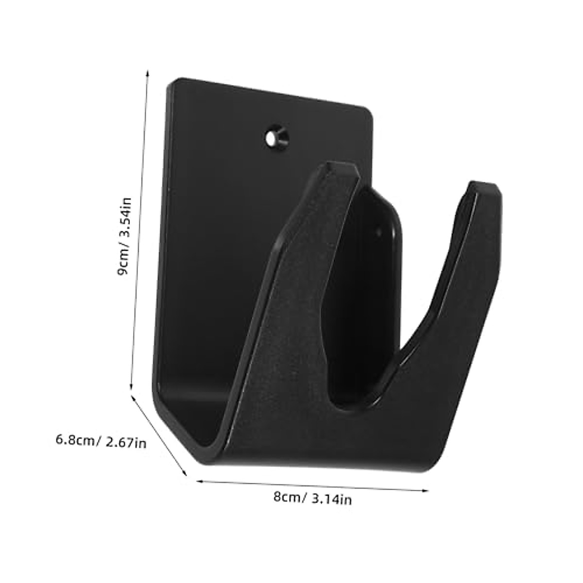 SEWACC 1 Set Scanner Bracket Barcode Scanner Barcode Reader Rack Bracket for Ring Scanners Stand Holder Scan Holder Handheld Scanner Holder Wall Mount Scanner Accessories Black Plastic
