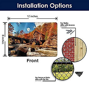 Licpact Metal Signs Plaques Wall Decor Hanging Art a Letter from Heaven Butterfly Posters Prints Art Sculpture Decorative for Home Bedroom 8 X 12 Inches