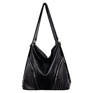 Tote Bag for Women Pu Leather Large Shoulder Purse and Handbags with Adjustale Should Strap