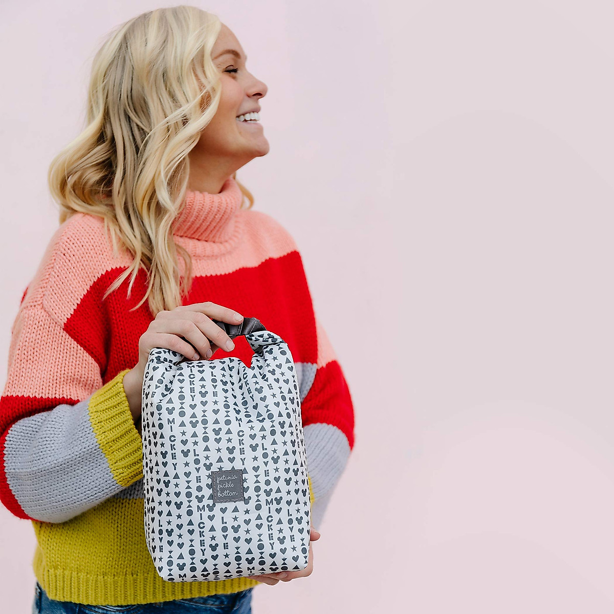 Petunia Pickle Bottom - Sip Double Bottle Pouch - Disney - Love Mickey Mouse