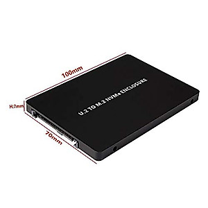 Mustpoint M.2 to U.2 Adapter - for M.2 PCIe NVMe SSDs - PCIe M.2 Drive to U.2 (SFF-8639) Host Adapter - M2 SSD Converter (U2M2E125)