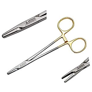 Mayo Hegar Needle Holder 6" Surgical Needle Driver with Tungsten Carbide Inserts by ARTMAN INSTRUMENTS