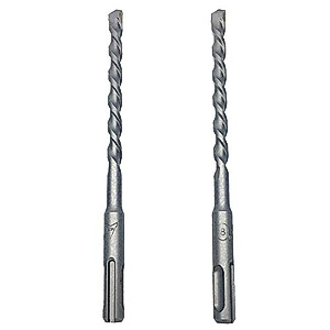 COMOK 2Pcs Carbide Drilling Tip SDS Plus Shank 8mm x 160mm Masonry Drill Bit for Drilling Holes in Masonry Concrete Rock and Artificial Stone