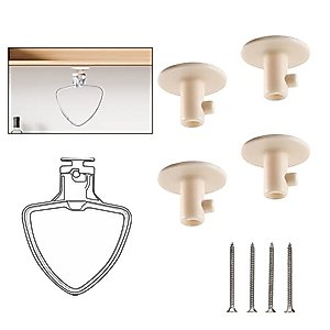 Stand Mixer Attachment Holders,4 Pack Kitchen Accessory Organizer Compatible with Kitchenaid Mixer Attachments,kitchen Mixers Accessories,Dough Hook for kitchenaid Stand Mixer
