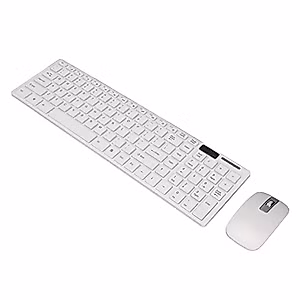 Wireless Keyboard Mouse Combo, Quick Response 1600dpi Gaming Keyboard for Home