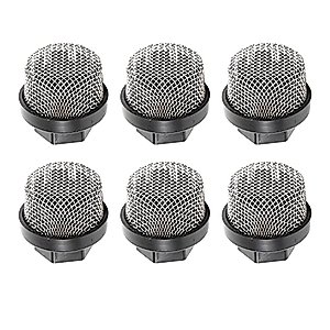 CDIYTOOL 6 Pcs Hose Inlet Strainer Filter, Inlet Suction Strainer Garden Hose Strainer Filter Pump Inlet Strainer Sprayer Filter 7/8 Thread for Garden Washers Water Filter Sprayer 390 395 495