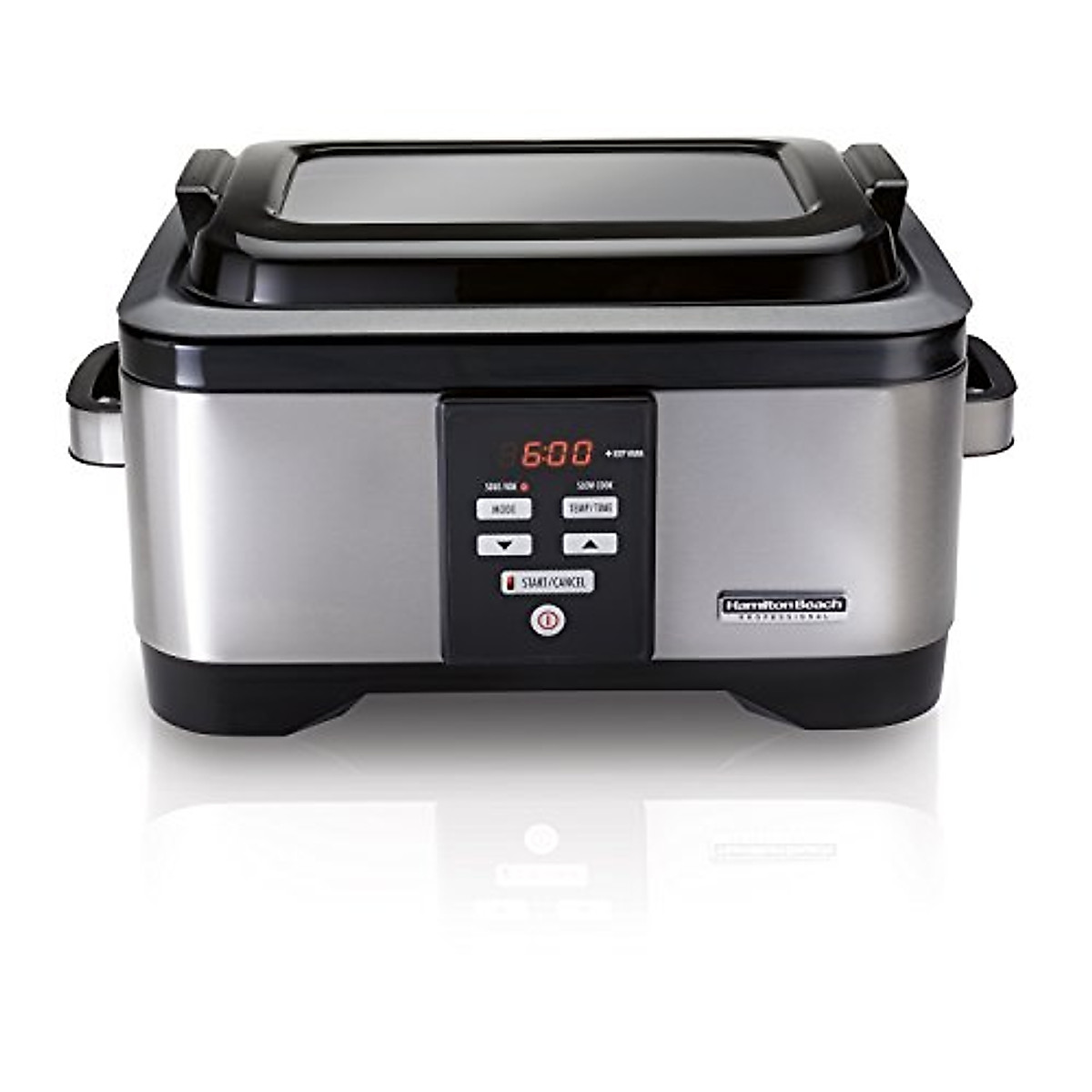 Hamilton Beach Professional Sous Vide Water Oven & Slow Cooker, 6 Quart Programmable, Stainless Steel (33970)