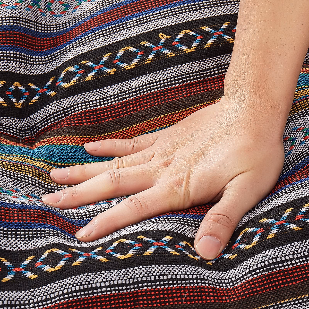 Big Hippo Adirondack Chair Cushion, Patio Chair Cushion for Adirondack with Ties, High Back Rocking Chair Cushion Solid Tufted Pillow, Chair Pads for Home Office Outdoor Seats