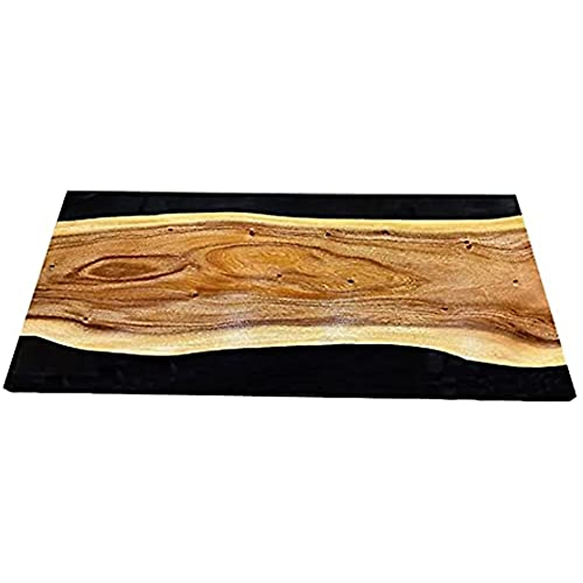 Epoxy Table, Live Edge Wooden Table, Epoxy Resin River Table, Natural Wood,Dining table, Natural Epoxy Table, Resin Table 42x24 inch