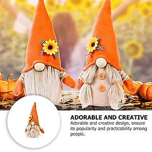 Sunflower Garden Gnome Spring Summer Plush Dwarf Decorations Scandinavian Tomte Swedish Doll Tiered Tray Ornaments for Home Decor Girl