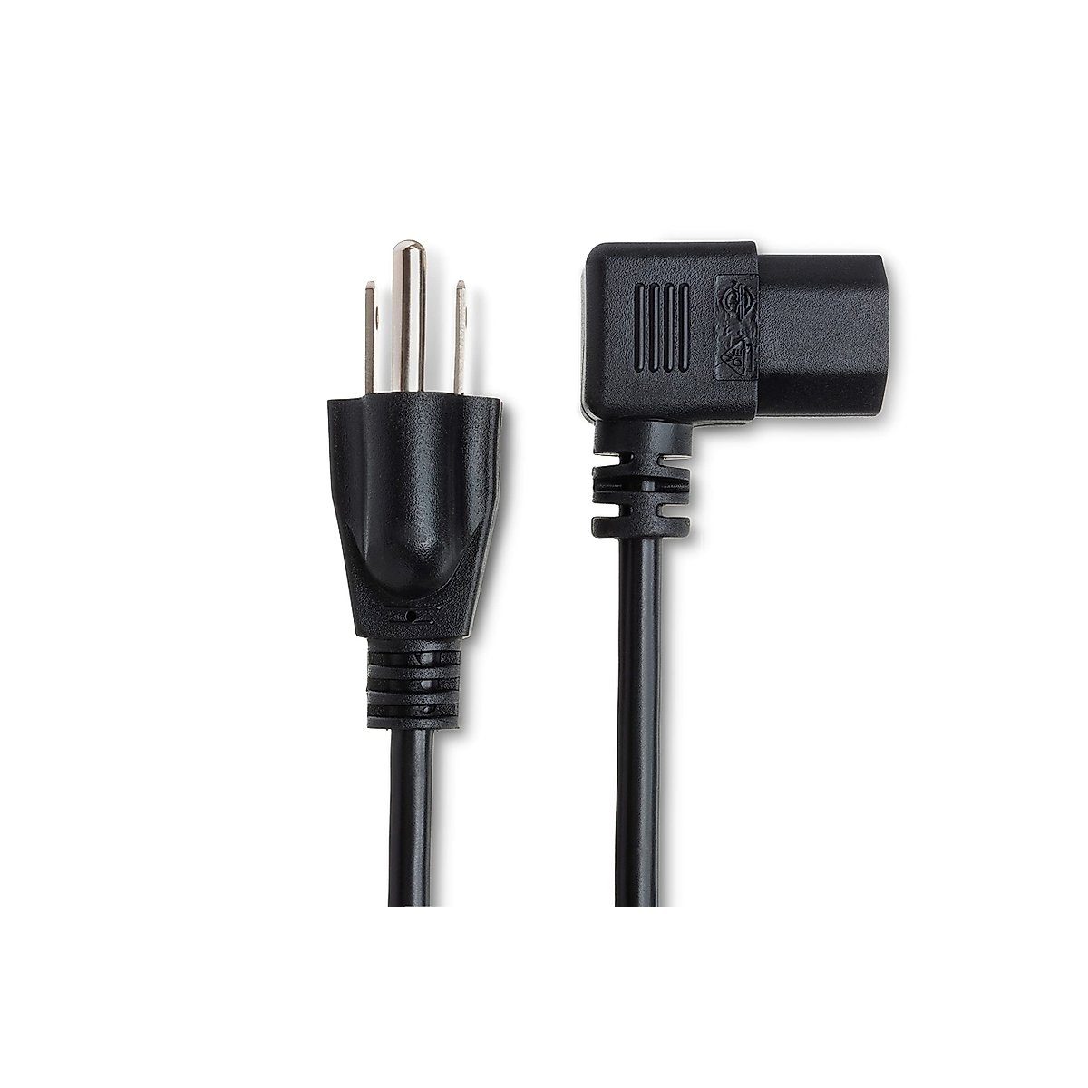 Hosa PWC-141R Right Angle IEC C13 to NEMA 5-15P, 1 Feet