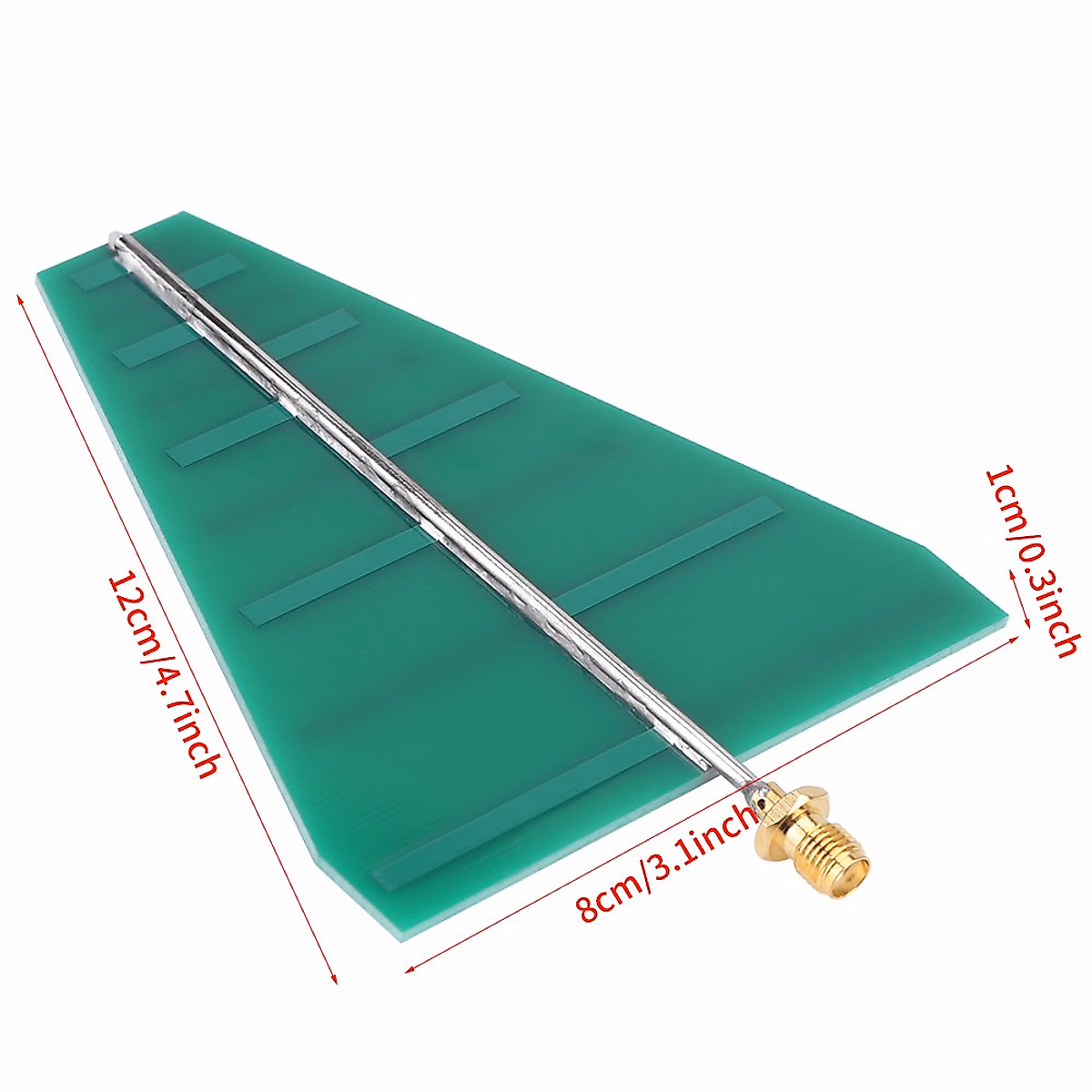 UWB Ultra Wide Band 1.35GHz-9.5GHz Log-Periodic Directional RF Antenna with N Female Connector