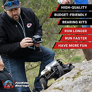 FastEddy Bearings Compatible with Tamiya TT-02 Type-SRX Chassis Kit Sealed Bearing Kit